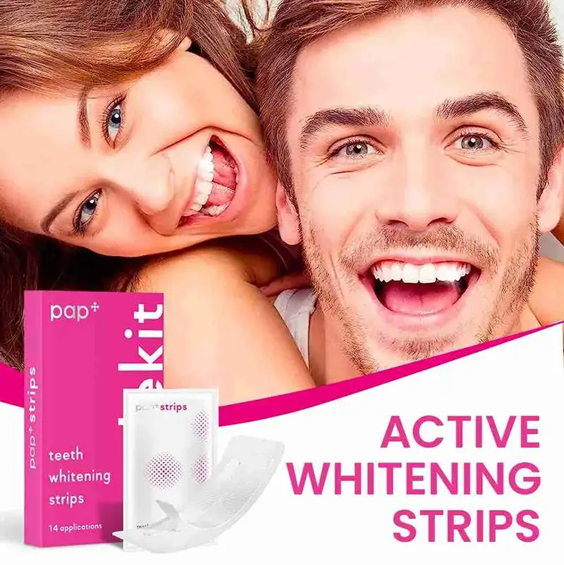 Pap+ Teeth whitening Strips - Lidercare