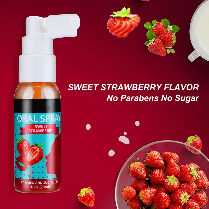 Strawberry Deep Throat Spray - Lidercare